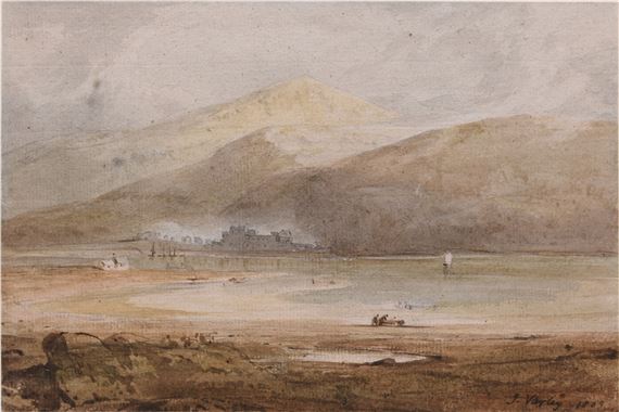 John Varley | John Varley (1778-1842) A View of Barmouth, North Wales ...