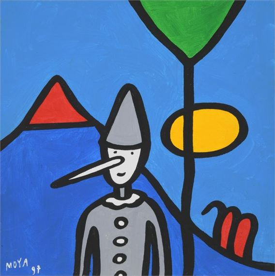 Patrick Moya | Moya and the Grey Pinocchio (1997) | MutualArt