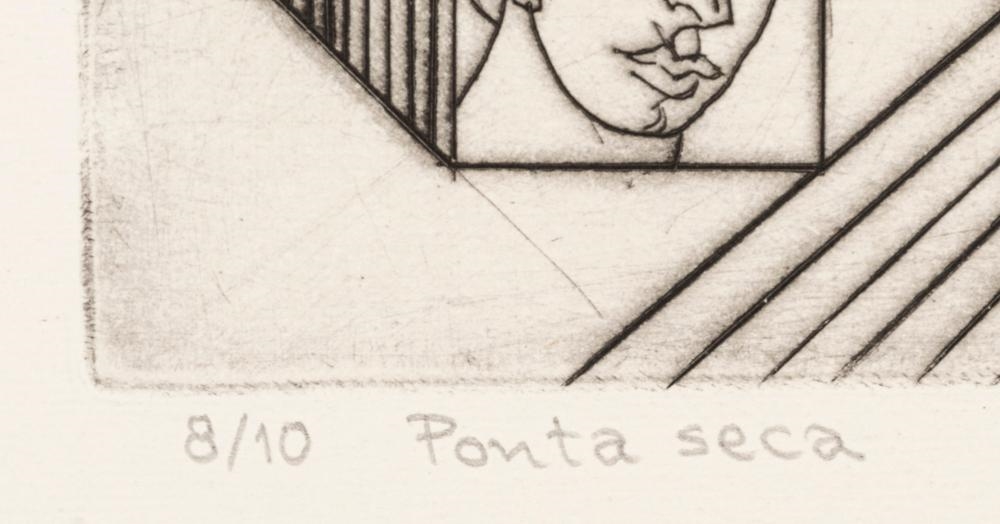 António Bouça | Ponta seca sobre papel | MutualArt