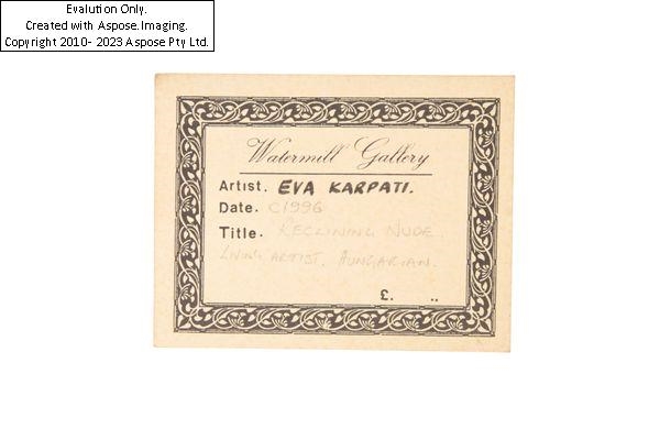 Éva Kárpáti | Reclining Nude (Circa 1996) | MutualArt