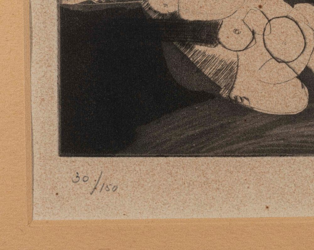 René Lannoy | Gravura sobre cobre, água-tinta e ponta seca a 1 cor ...