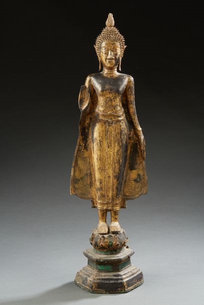 Thai School, 20th Century | Thailand 20th century Lacquered and gilded ...