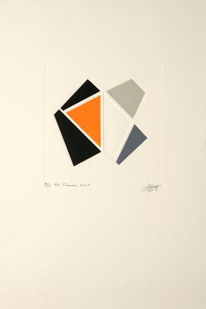 Juan Melé | Composición abstracta (1974) | MutualArt