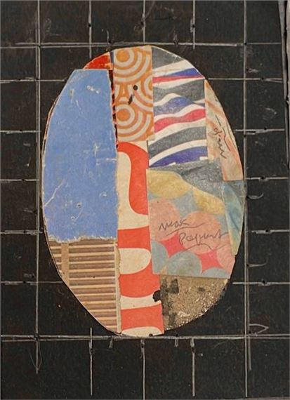 Max Papart | Collage of scraps of paper. (1992) | MutualArt