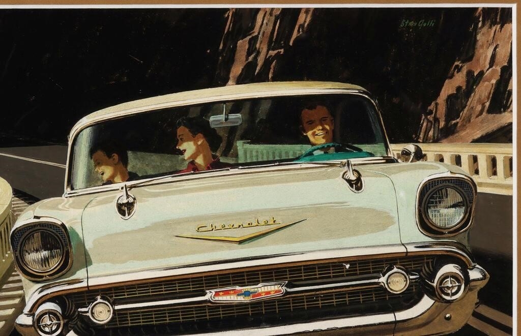 Stanley Walter Galli | STANLEY GALLI (1912-2009) '57 CHEVROLET ...