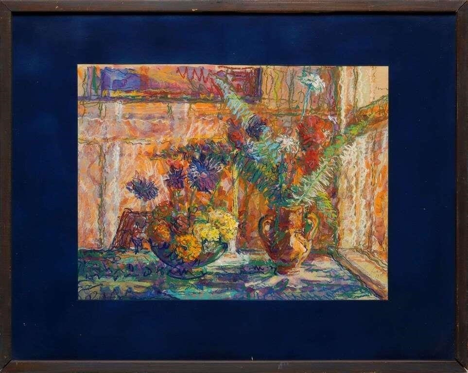 Ernest Lacy | ERNEST LACY (BORN 1928) MIXED MEDIA ON PAPER (1972 ...