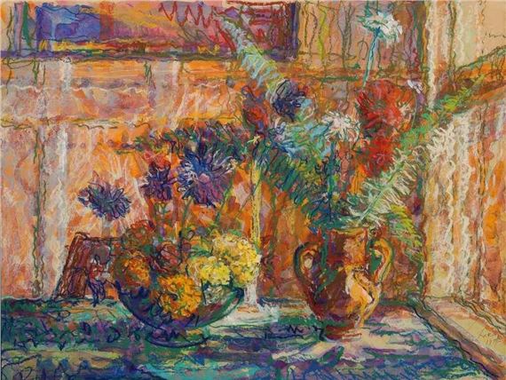 Ernest Lacy | ERNEST LACY (BORN 1928) MIXED MEDIA ON PAPER (1972 ...