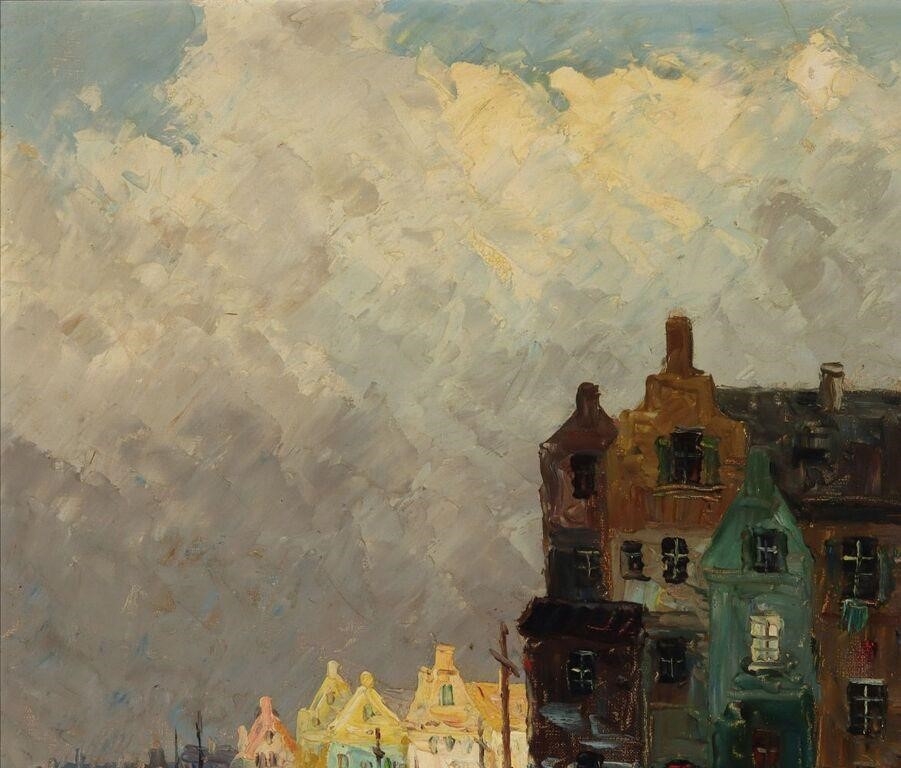 Rudolf Weber | RUDOLPH WEBER (1872-1949) QUAY DE ROTTERDAM (Late 19th ...