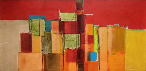 Walter Edwin McCown | WALTER McCOWN (1932-1994) MIXED MEDIA ON MASONITE ...