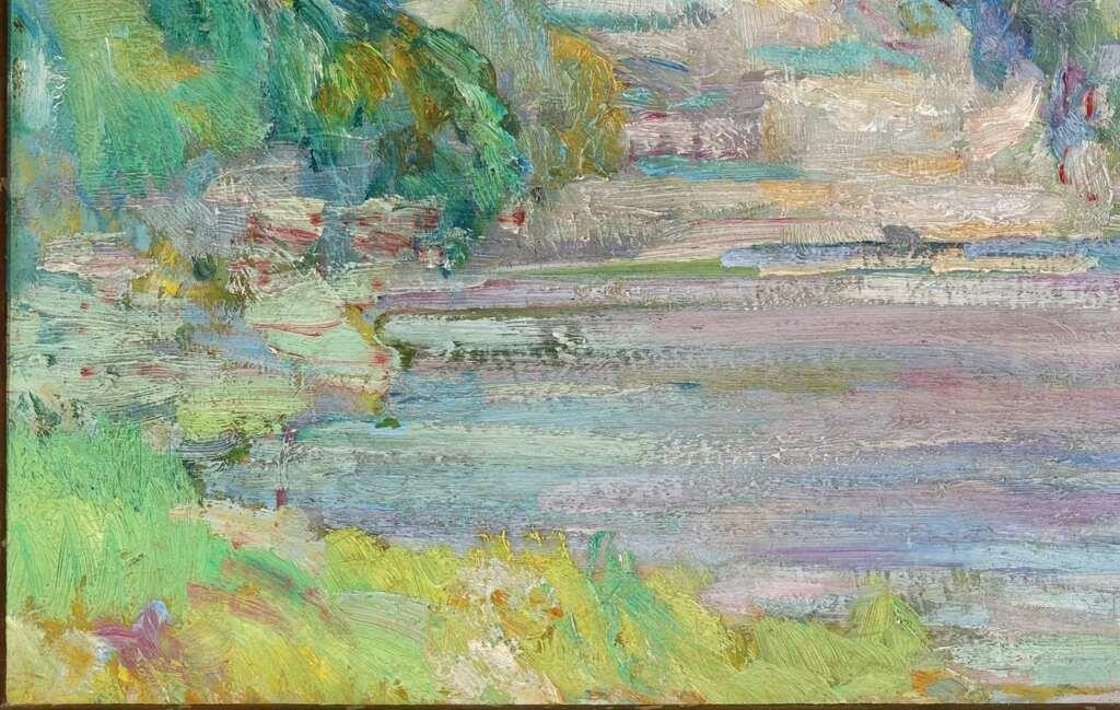 John Thomas Nolf | JOHN NOLF (1872-1950) OIL ON ARTIST'S BOARD (1920s ...