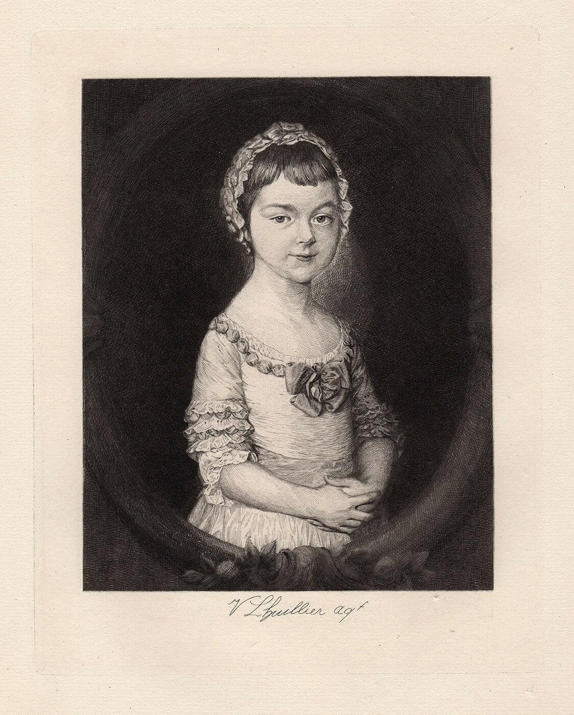 Thomas Gainsborough | Lady Georgiana Spencer as a Child (1877) | MutualArt