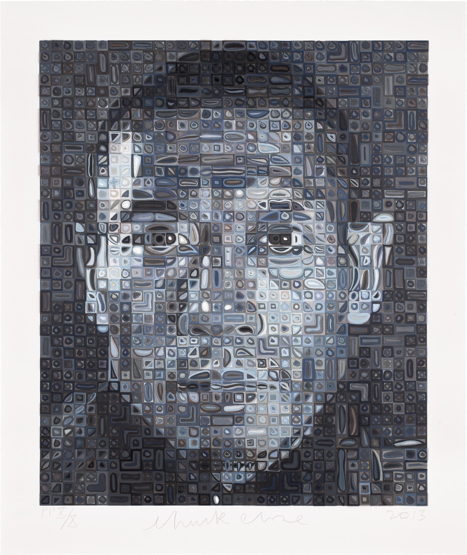 Chuck Close | Zhang Huan II (2013) | MutualArt