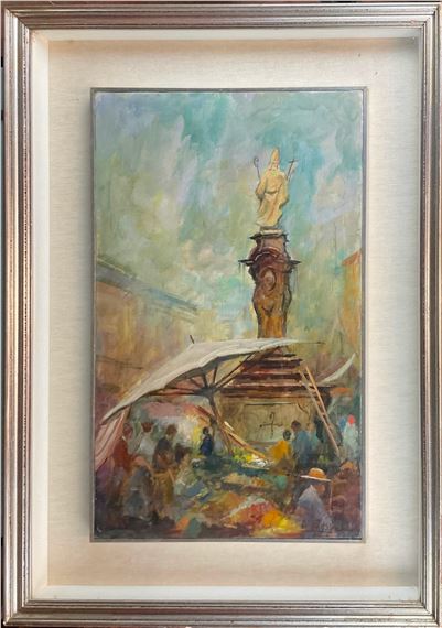 Dino Rossi | Mercato Piazza San Nazaro in Brolo | MutualArt