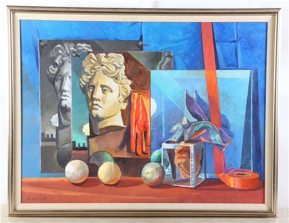 Charles LeClair | SURREALIST STILL LIFE WITH PORTRAIT (1943) | MutualArt