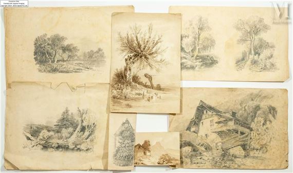 Louis Castel | Vues de l'arrière-pays niçois | MutualArt