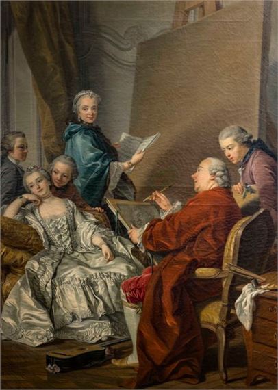 Louis-Michel Van Loo | Carle Van Loo and his family On its (1757 ...