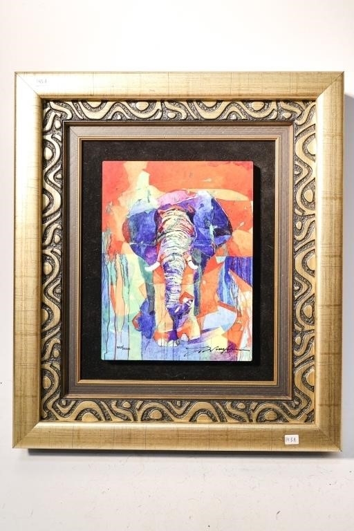 Yuval Wolfson | Caldograph. Elephant in the Room. 2017. Signed. 8.5 x ...