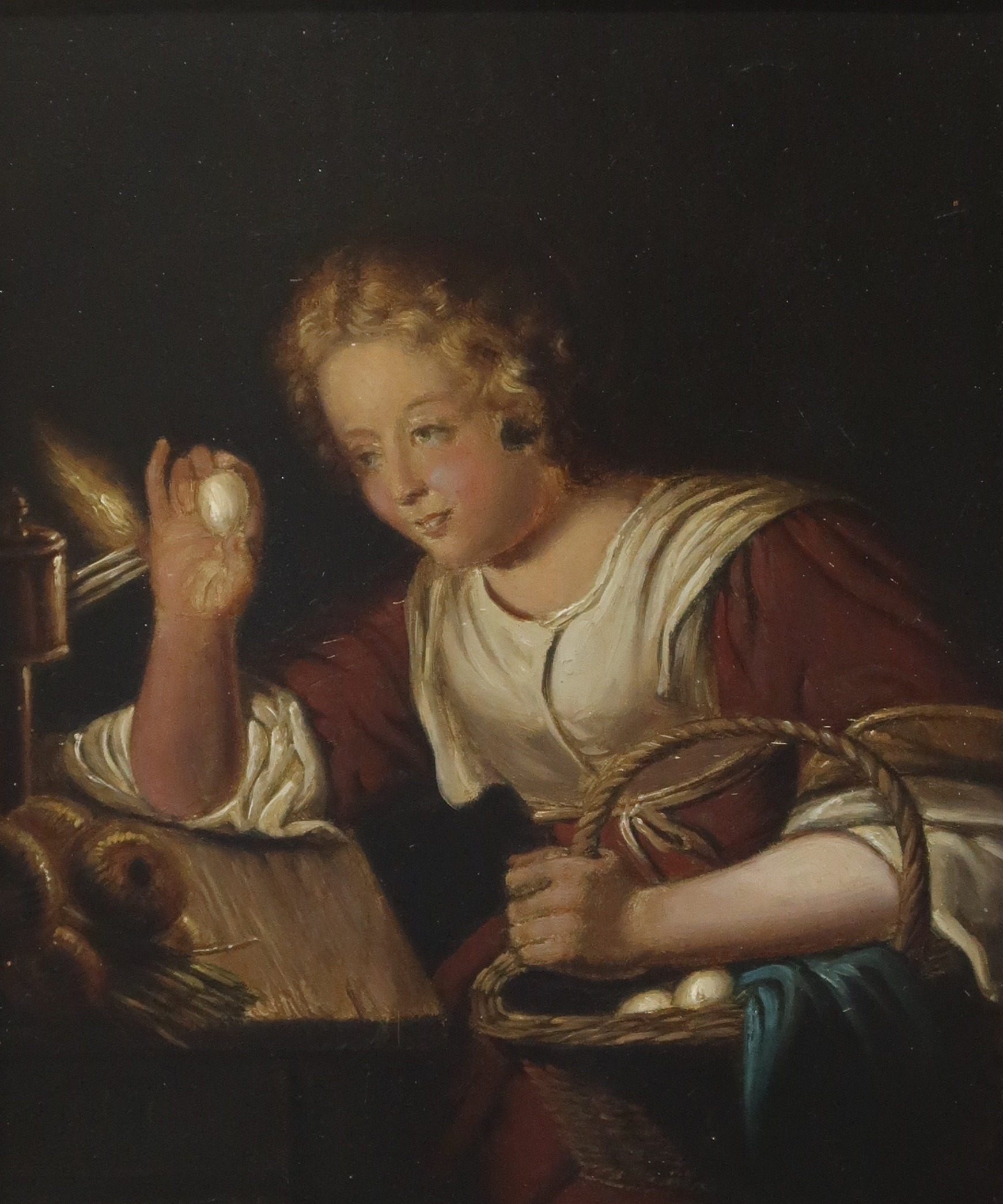 Franz Seraph Hanfstaengl | CANDLING EGGS | MutualArt