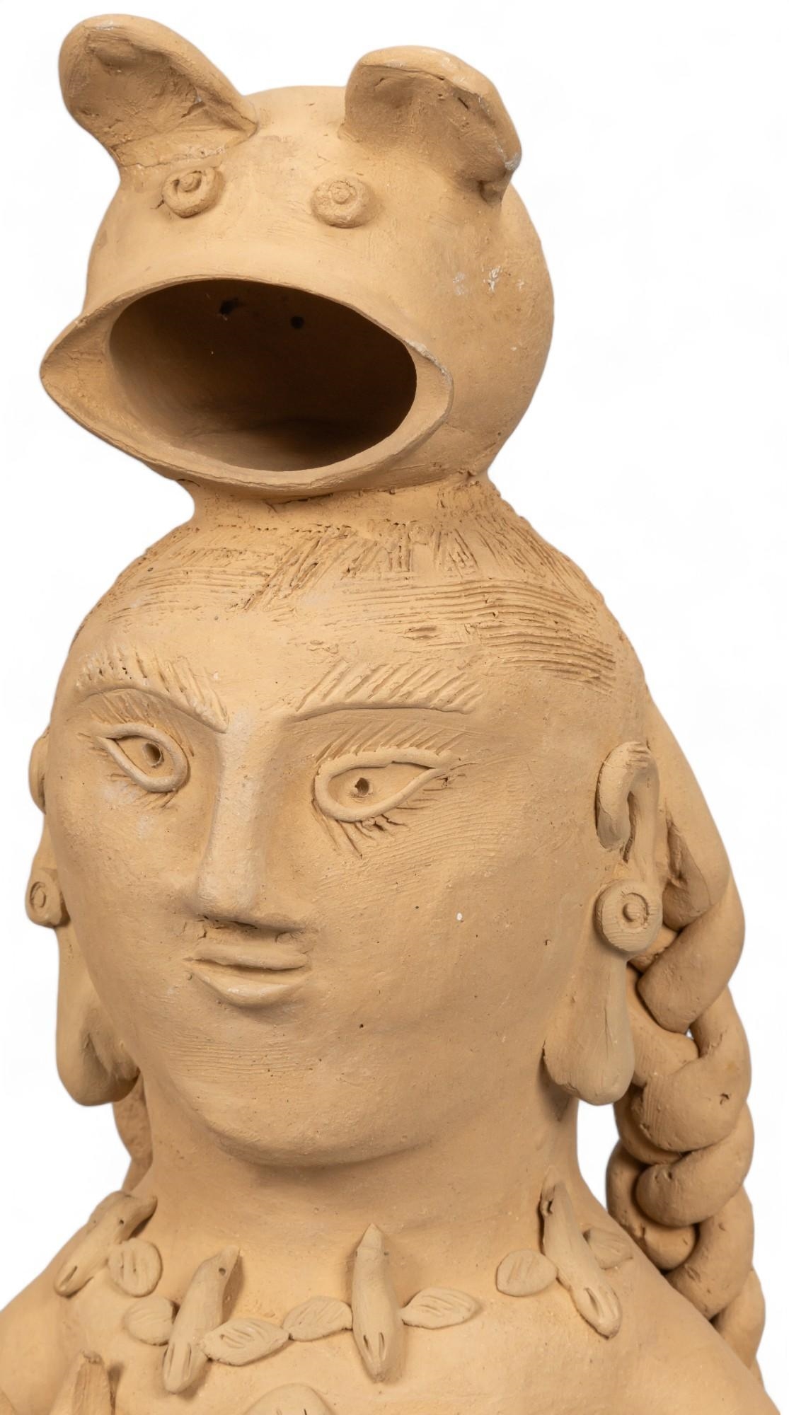 Teodora Blanco | Pair of Ceramic Women in the Style of Teodora Blanco ...