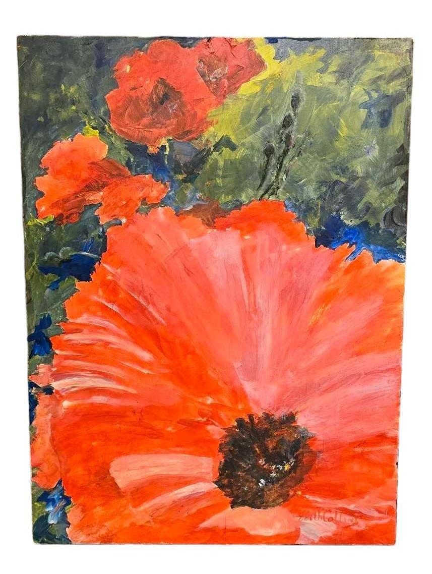 Edith Collins | The Big Poppy | MutualArt