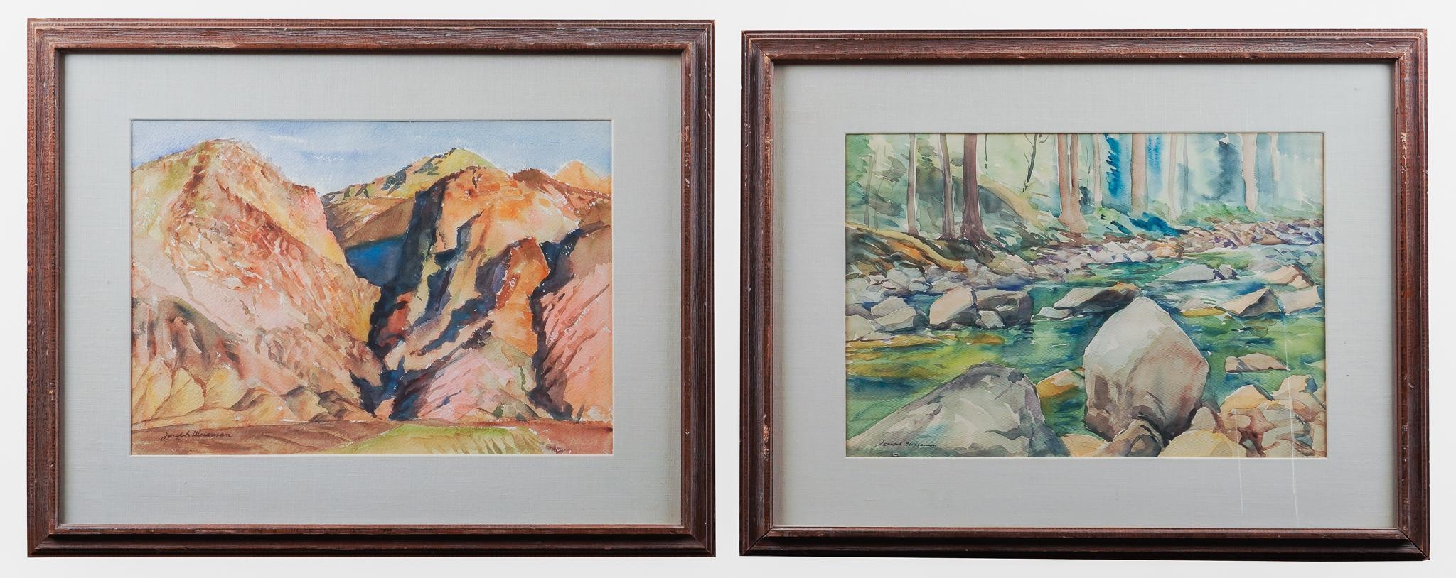 Joseph Weisman | 2)Texas Landscape Watercolors | MutualArt