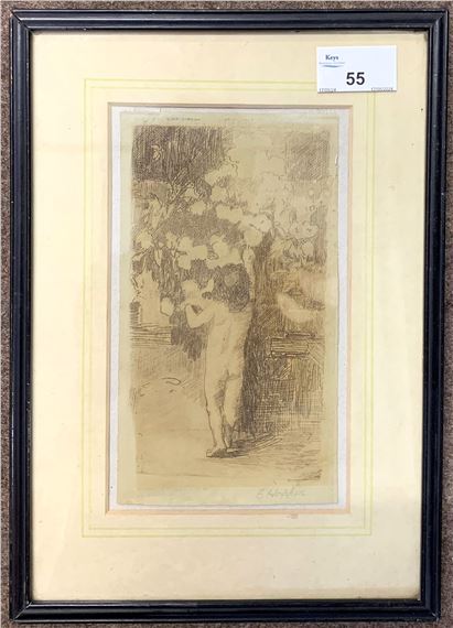 Edward Hopper | The Little Gardener by Edward Hopper | MutualArt