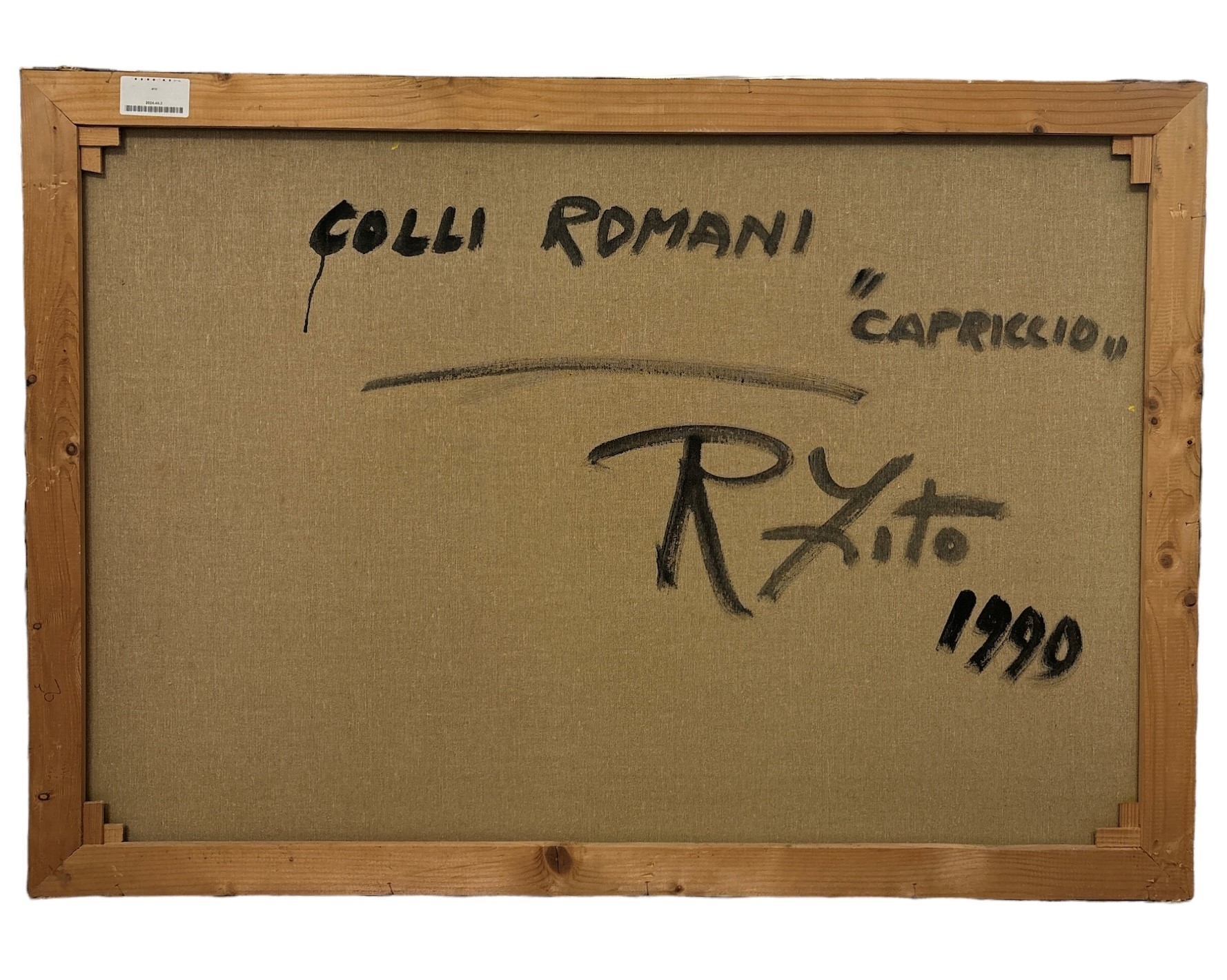 Rodolfo Zito | Colli romani - Capriccio, 1990 | MutualArt