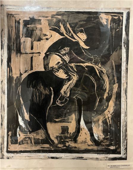 Marta Vassallo | Marta Vassallo - Cowboy a cavallo | MutualArt
