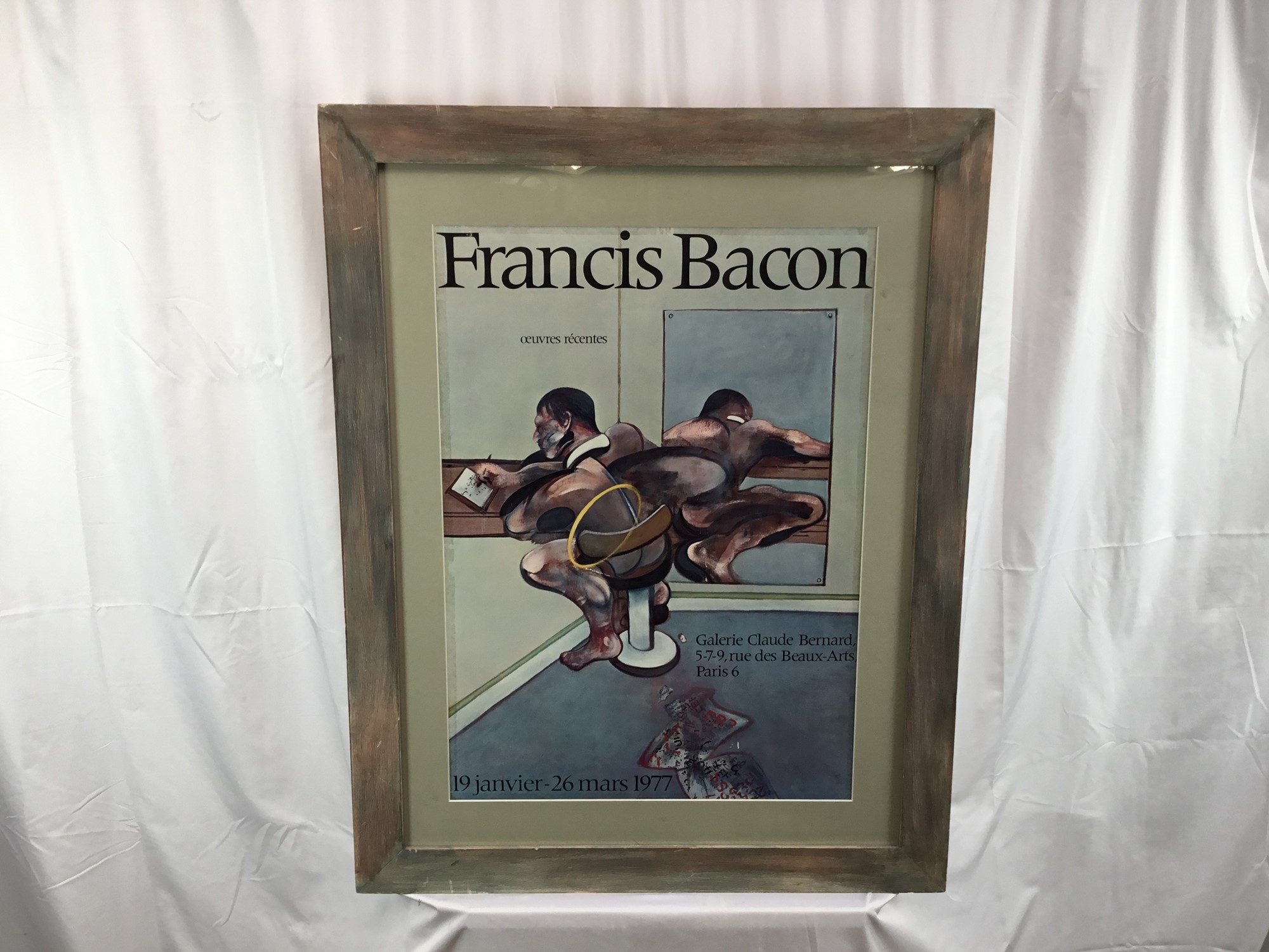Francis Bacon | Francis Bacon exhibition poster Galerie Claude Bernard ...