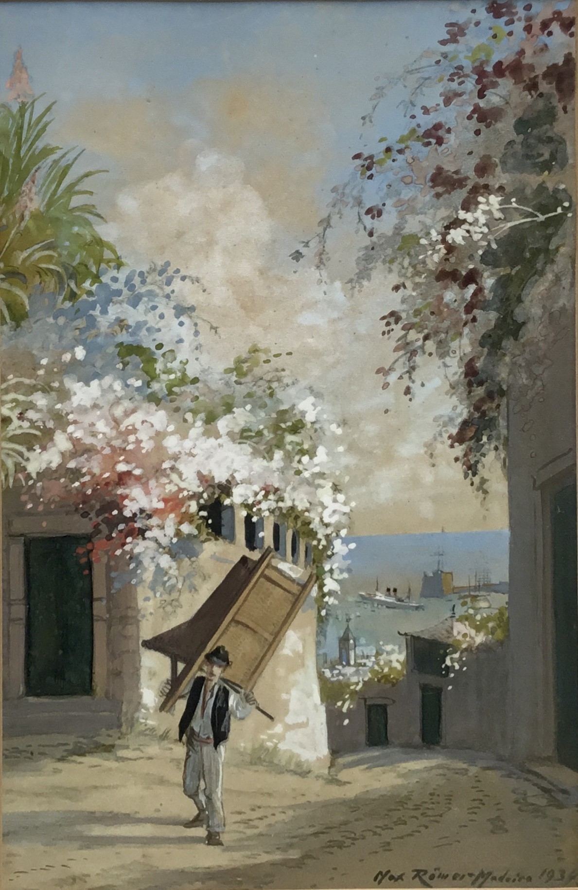 Max Römer | View of Madeira (1953) | MutualArt