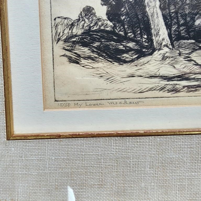 Frederick Polley | Two Frederick Polley Etchings (1950) | MutualArt