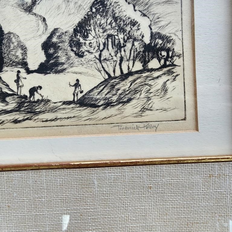 Frederick Polley | Two Frederick Polley Etchings (1950) | MutualArt