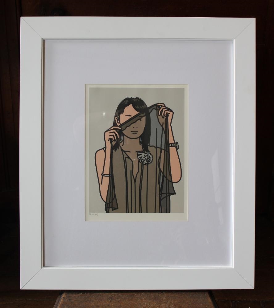 Julian Opie | Julian Opie - Hijiri with Veil 2005 Original colour ...