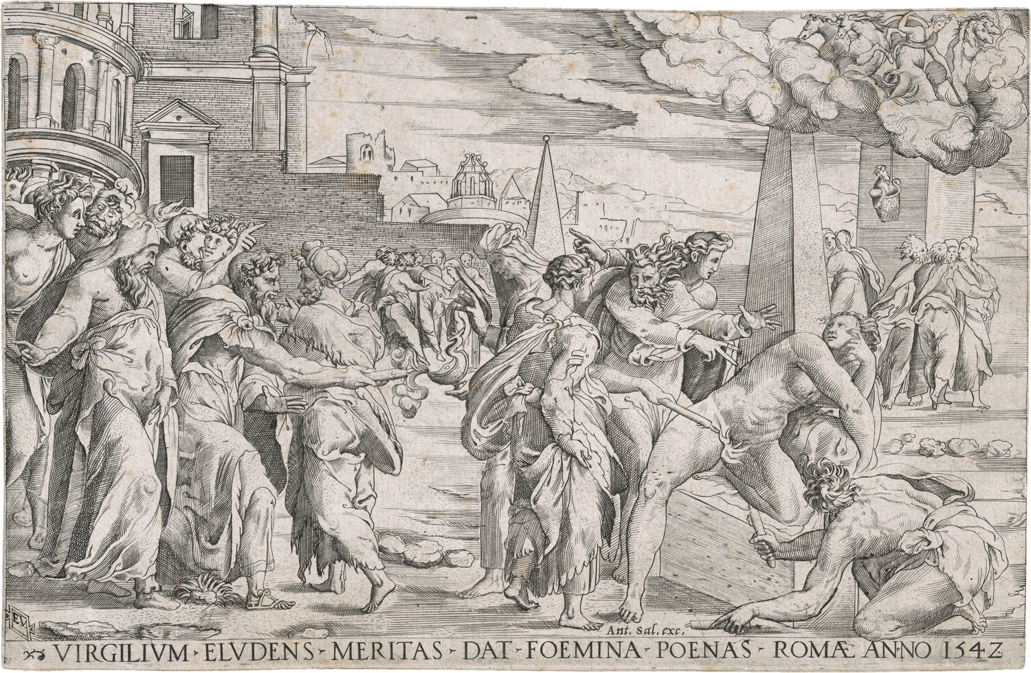 Perino del Vaga | Die Bestrafung der römischen Kurtisane (1542) | MutualArt