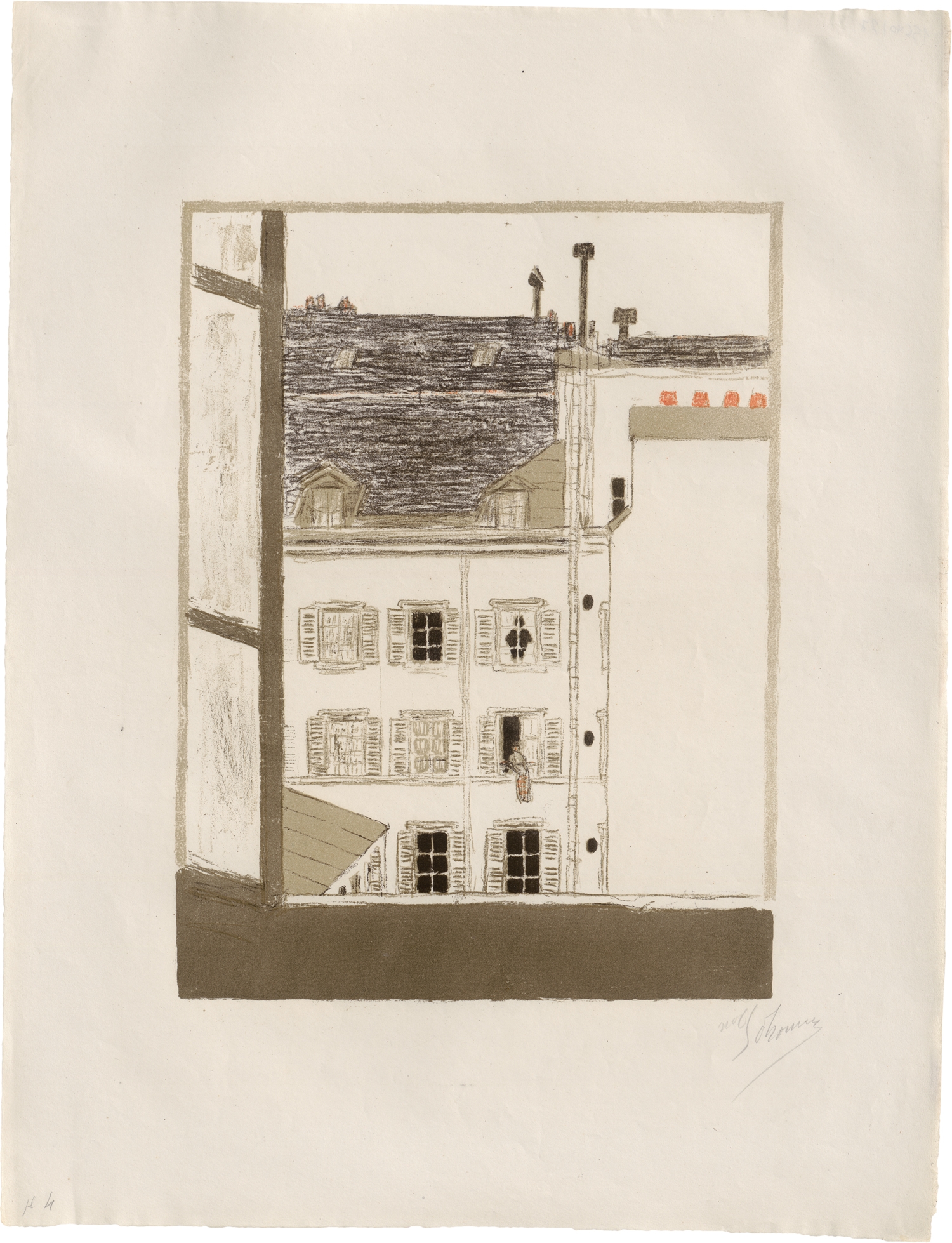 Pierre Bonnard | Maison dans la cour (1899) | MutualArt