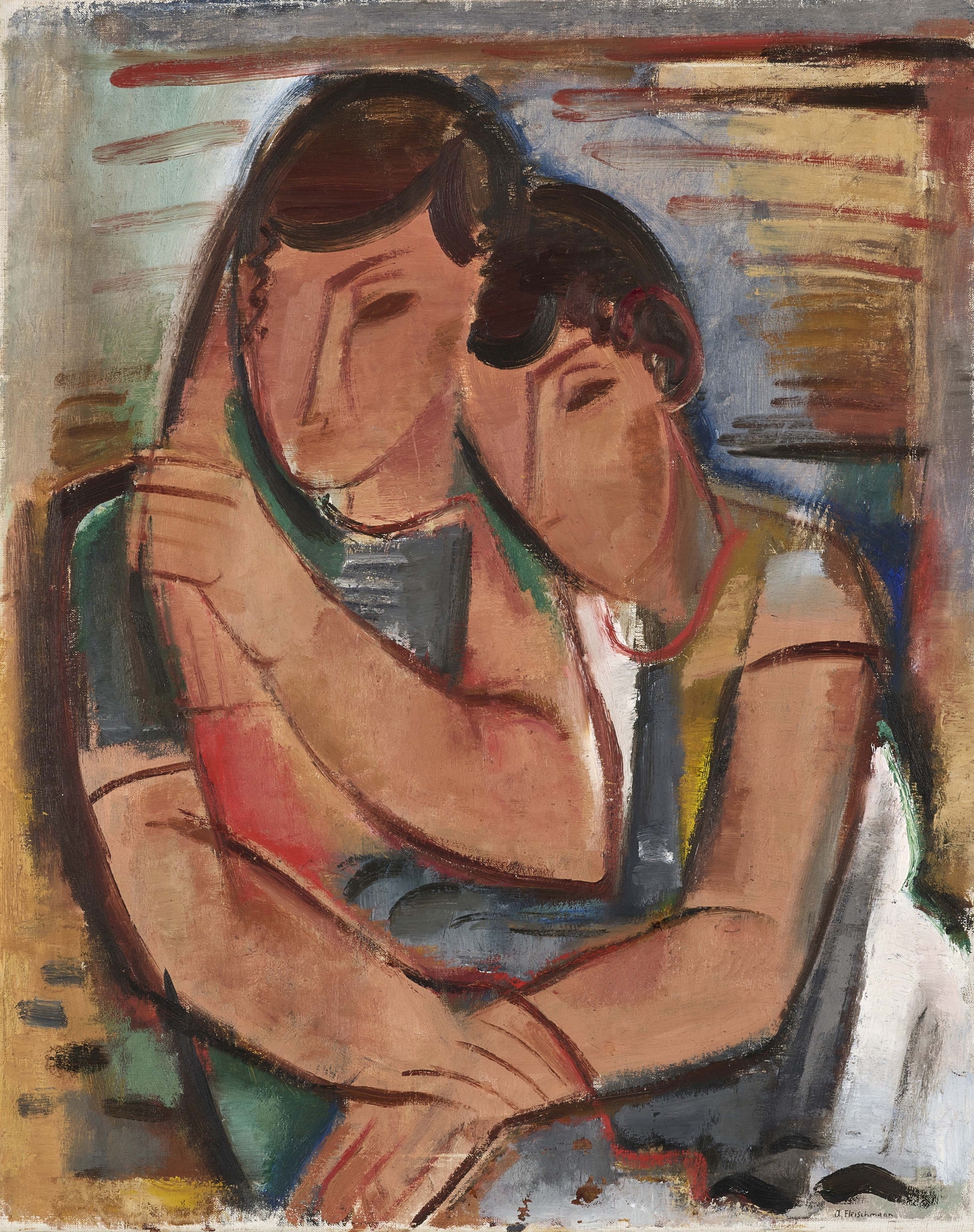 Adolf Richard Fleischmann | Composition #41 | MutualArt