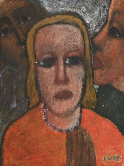 Helen Dahm | Portrait 3 heads | MutualArt