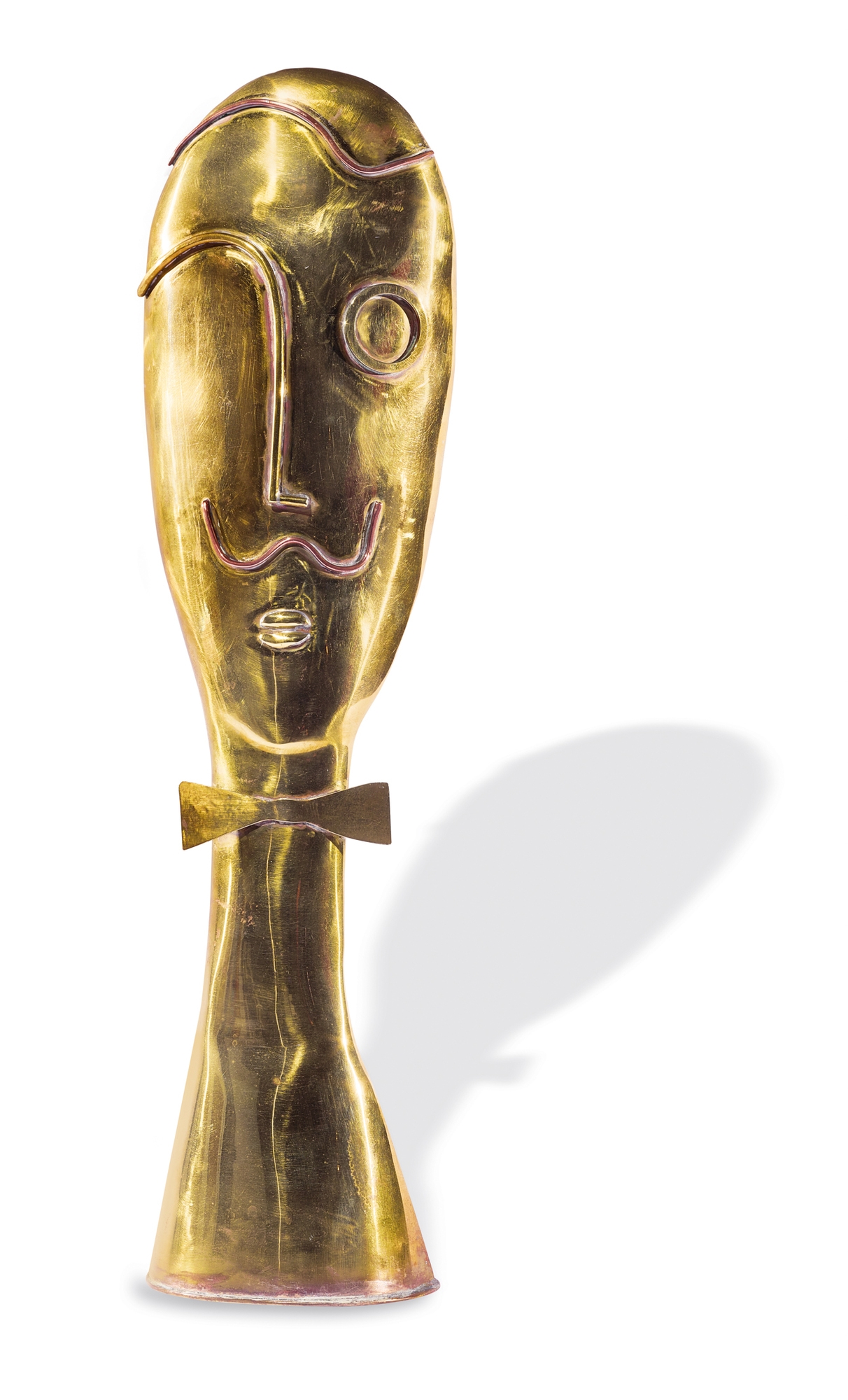 Franz Hagenauer | Head of a Man with Monocle (1970s) | MutualArt