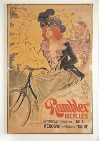 Neal Barr | 1891 Rambler Bicycles Advertising Poster | MutualArt
