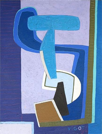 Jacques Vigot | Protée / Huile sur bois / Signé et daté (Circa 1994 ...
