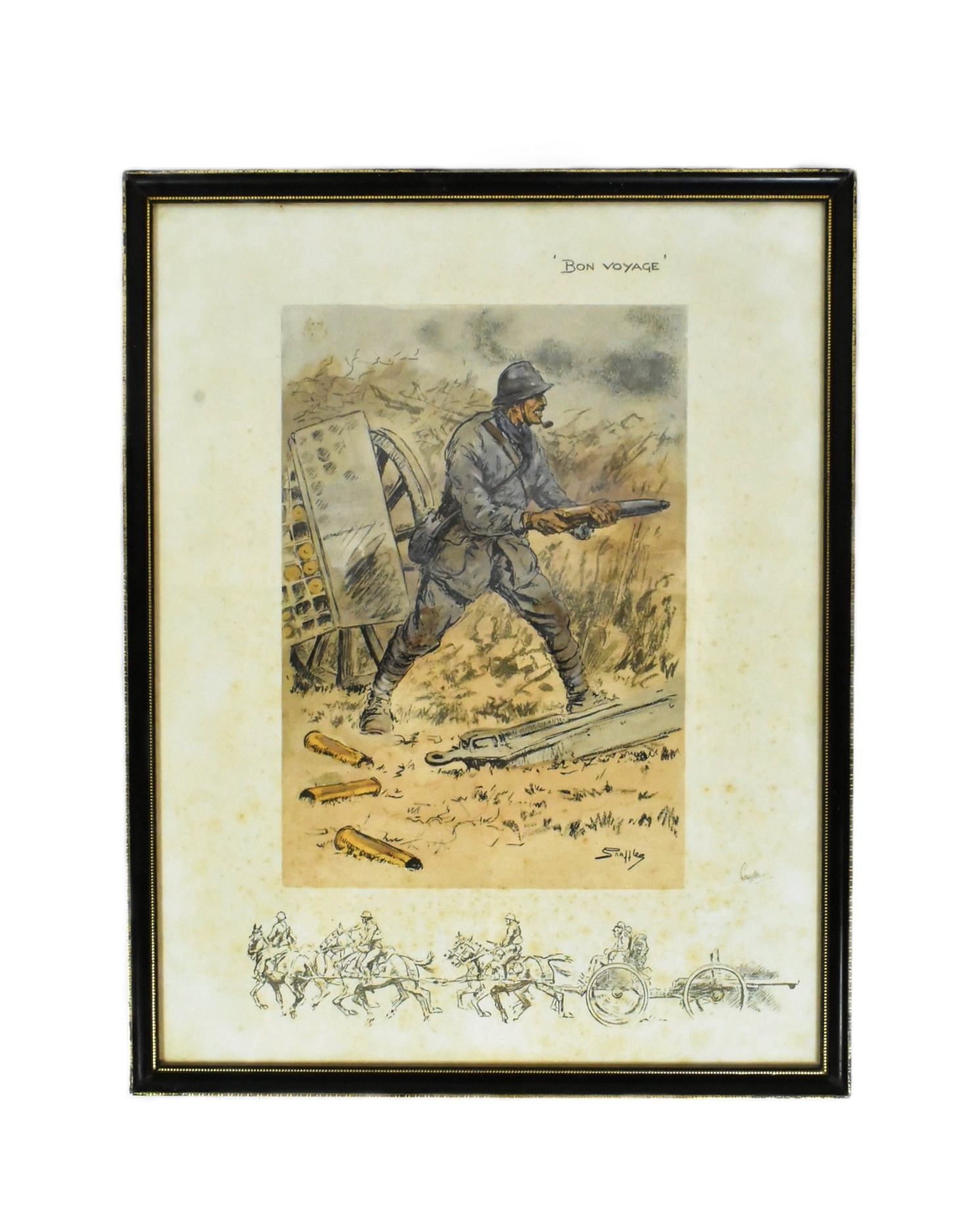 Charles Johnson Payne | SNAFFLES (1884-1967) - PRINT DEPICTING WW2 ...