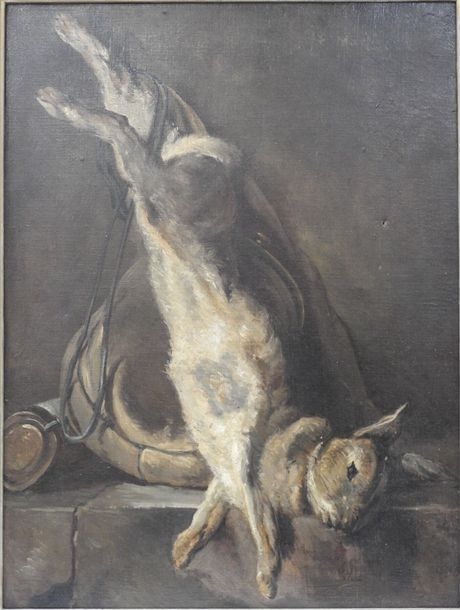 Jean Siméon Chardin | Still life with rabbit | MutualArt