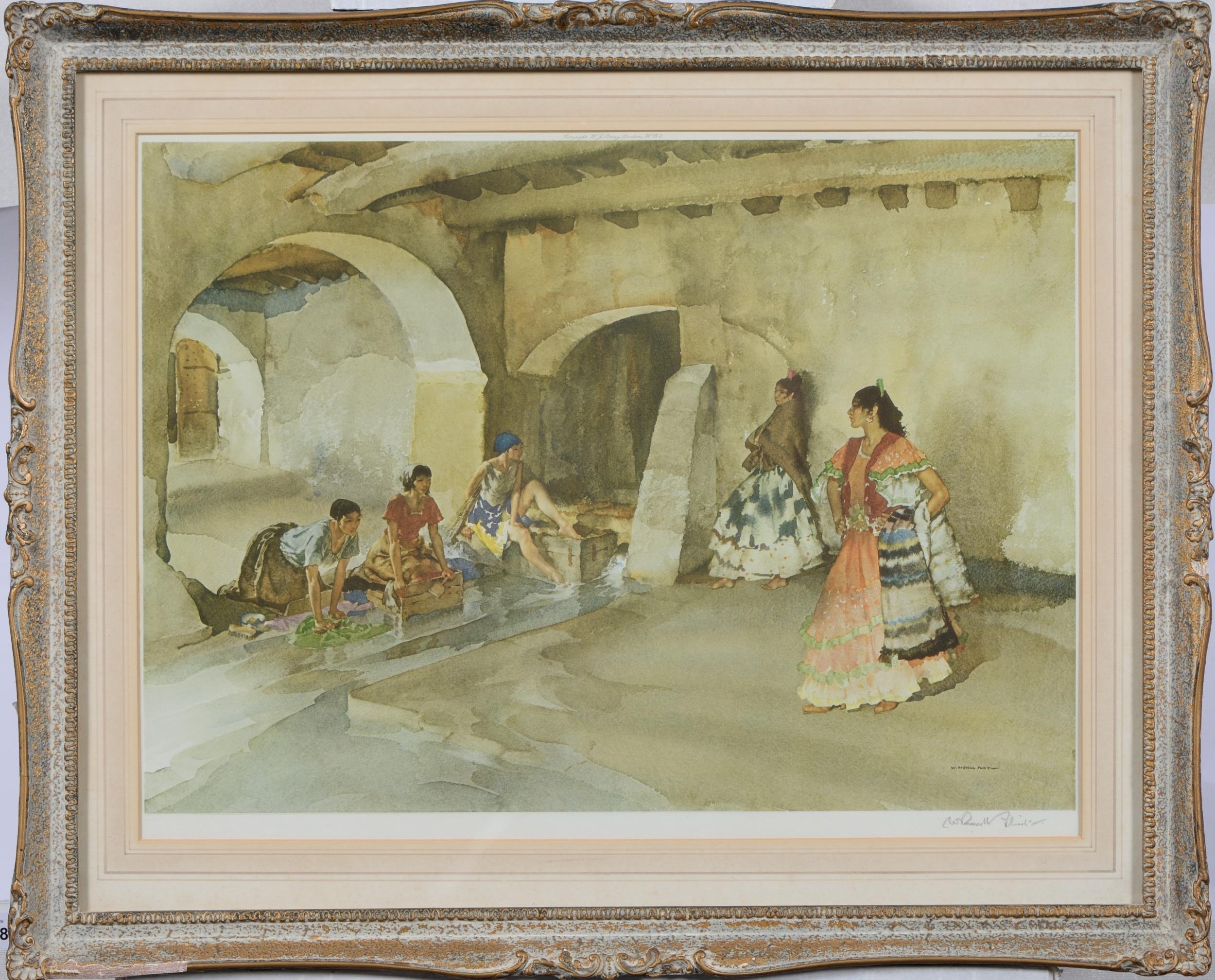 William Russell Flint | Ladies in a Bathhouse | MutualArt