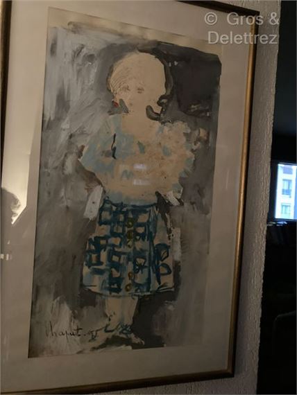 Jean-Pierre Chaput | Jean-Pierre CHAPUT (Born 1935) Girl with bouquet ...