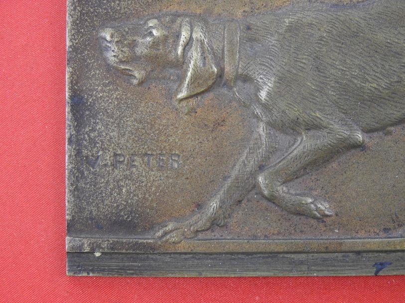 Victor Peter | depicting a dog on the prowl | MutualArt