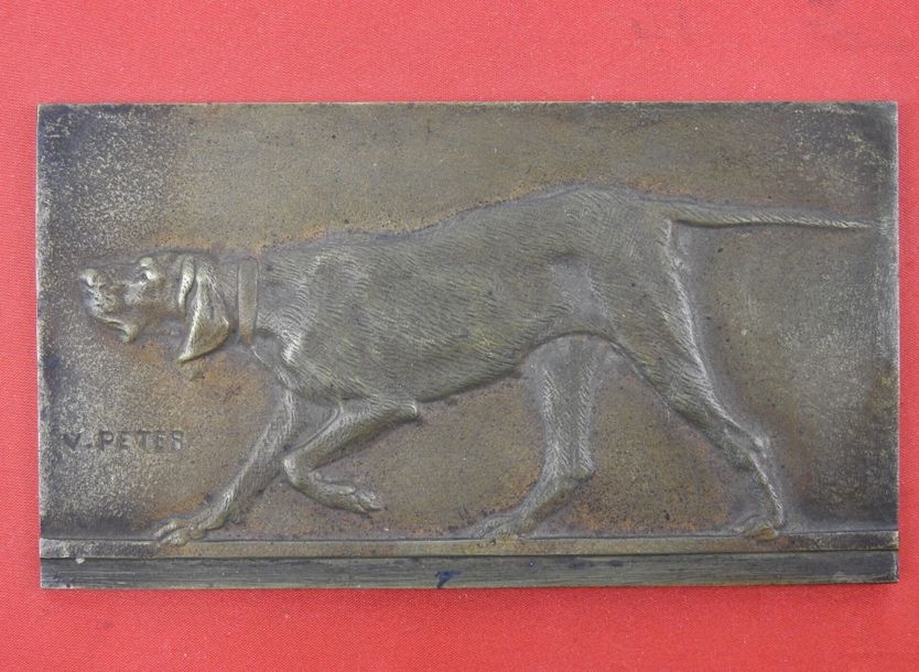 Victor Peter | depicting a dog on the prowl | MutualArt