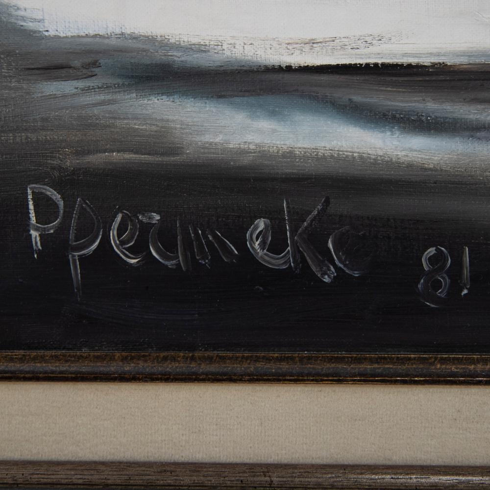 Paul Permeke | Paul PERMEKE (1918-1990), oil on canvas Landscape with ...