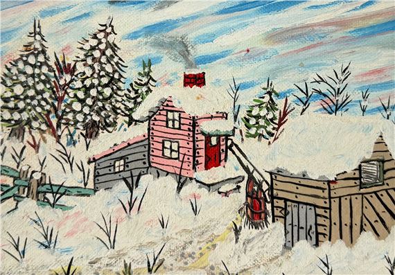 Arthur Villeneuve | Villeneuve, Arthur - K92 - Paysage enneigé - 1967 ...