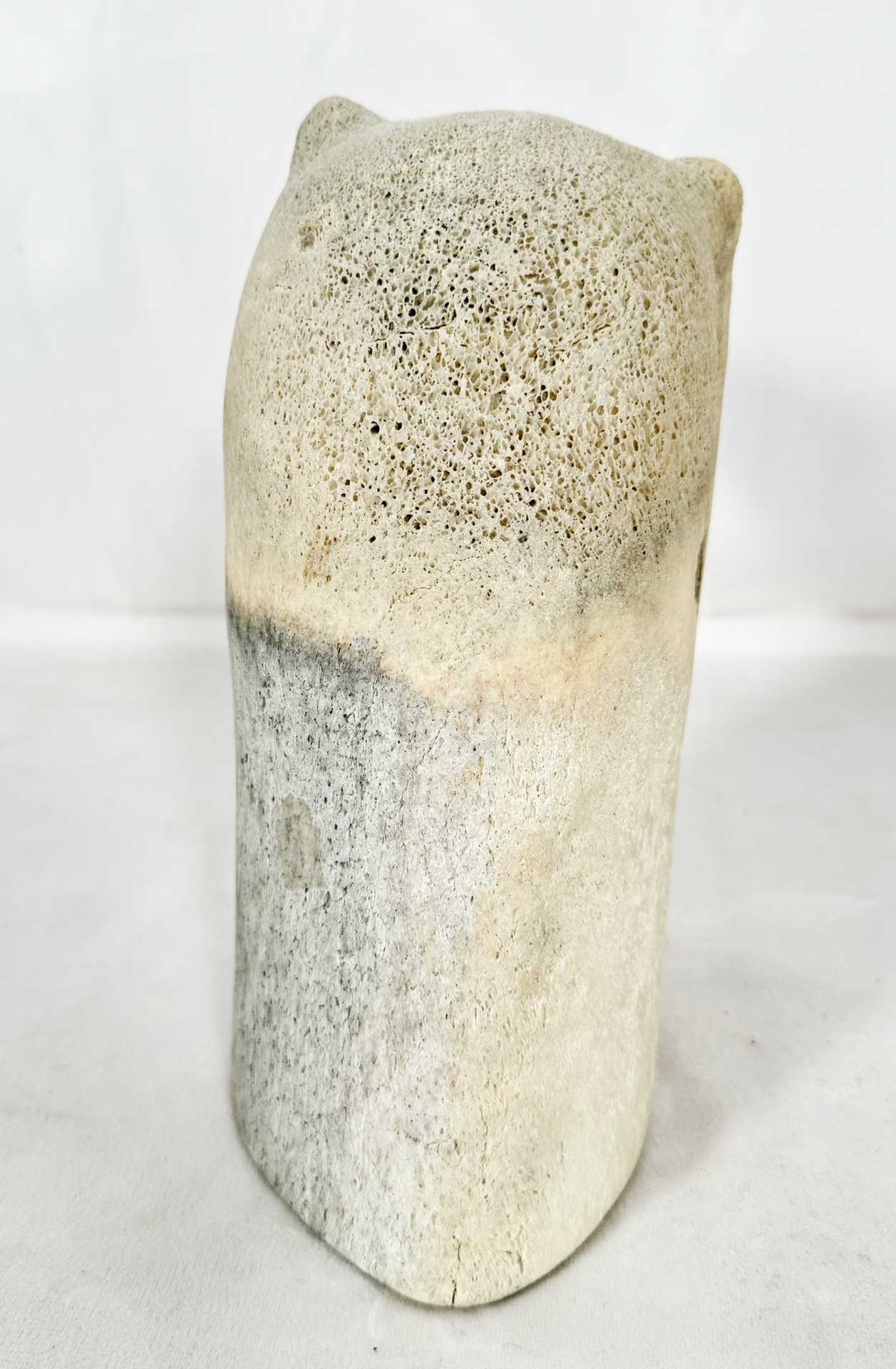 Inuit School, 20th century | Inuit bone bear head carving - c1970 ...