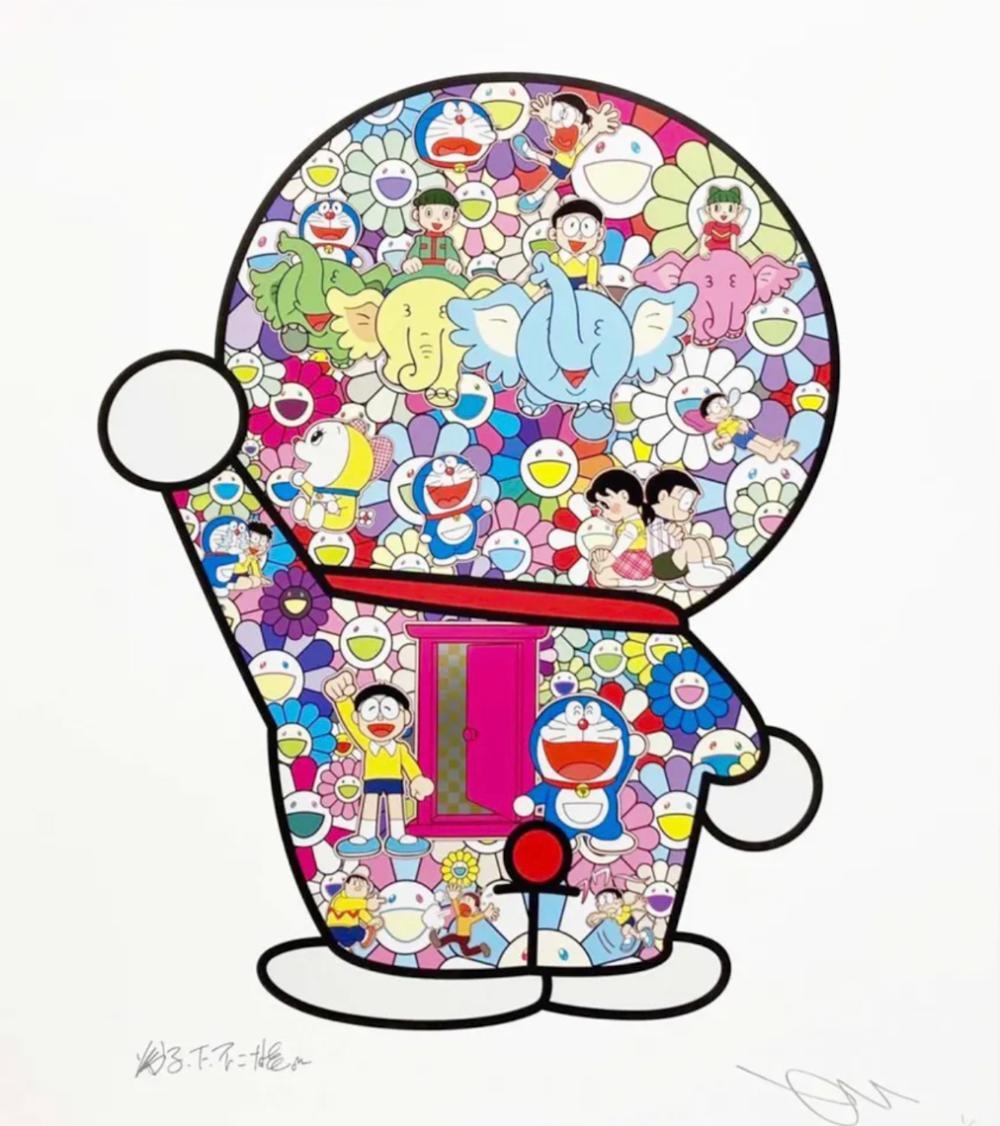 Takashi Murakami | Superflat Jellyfish Eyes 1 (2003) | MutualArt